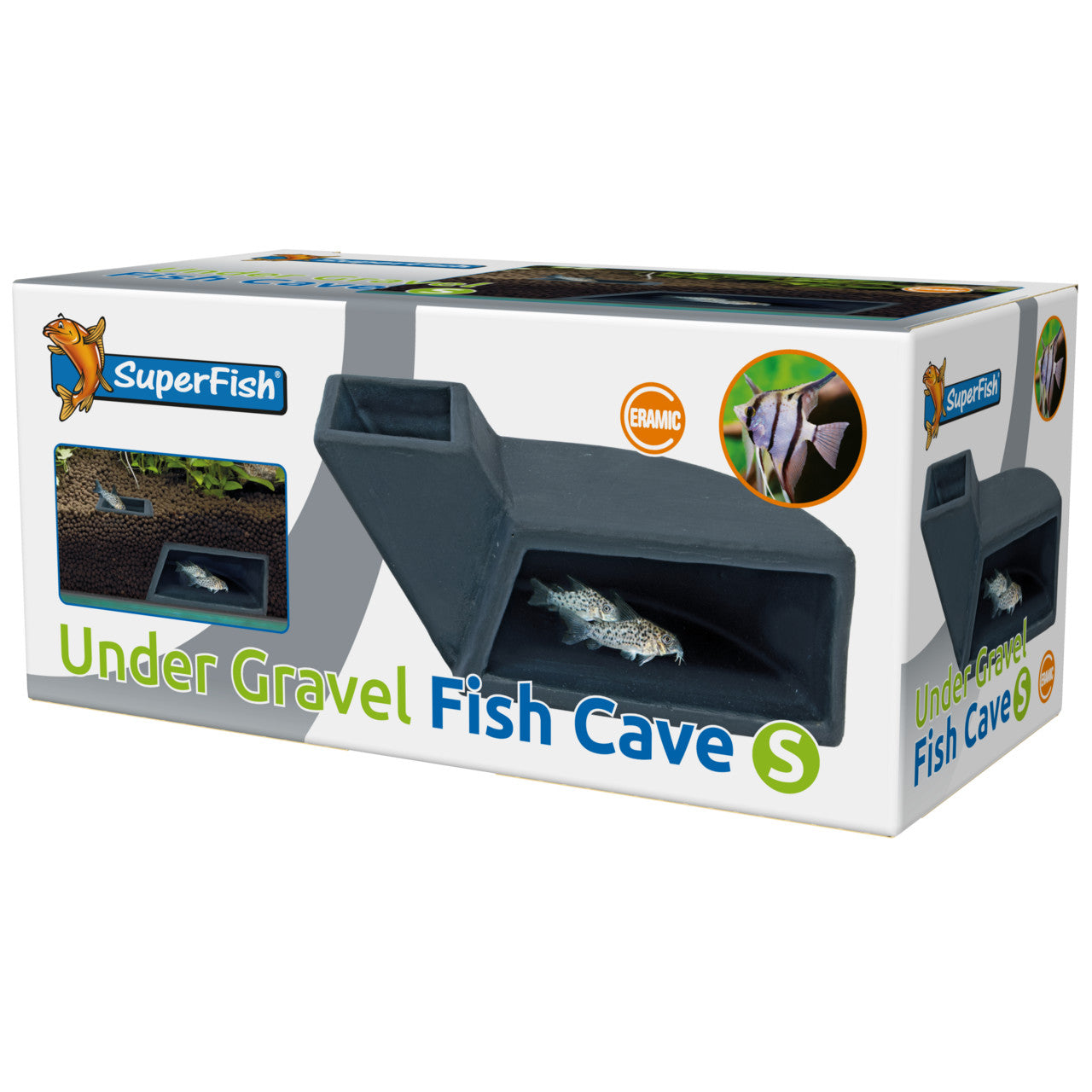 Ceramic Undergravel Fish Cave - Aquarium Decoration Hide Ornament – Pro ...