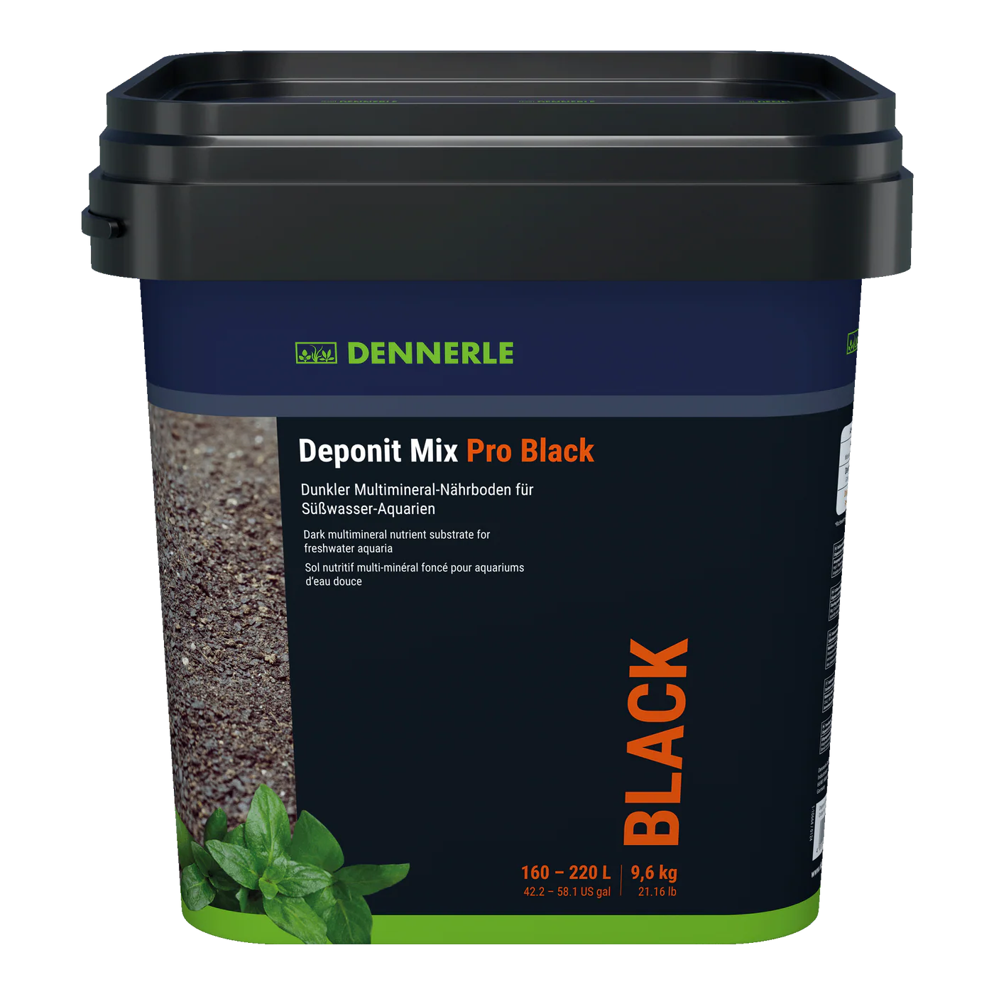 Dennerle DeponitMix Pro BLACK Substrate - Aquarium Plant Growth Media ...