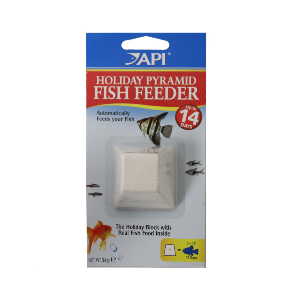 API 14 Day Pyramid Feeder Block Holiday Food for Fish Aquariums – Pro ...