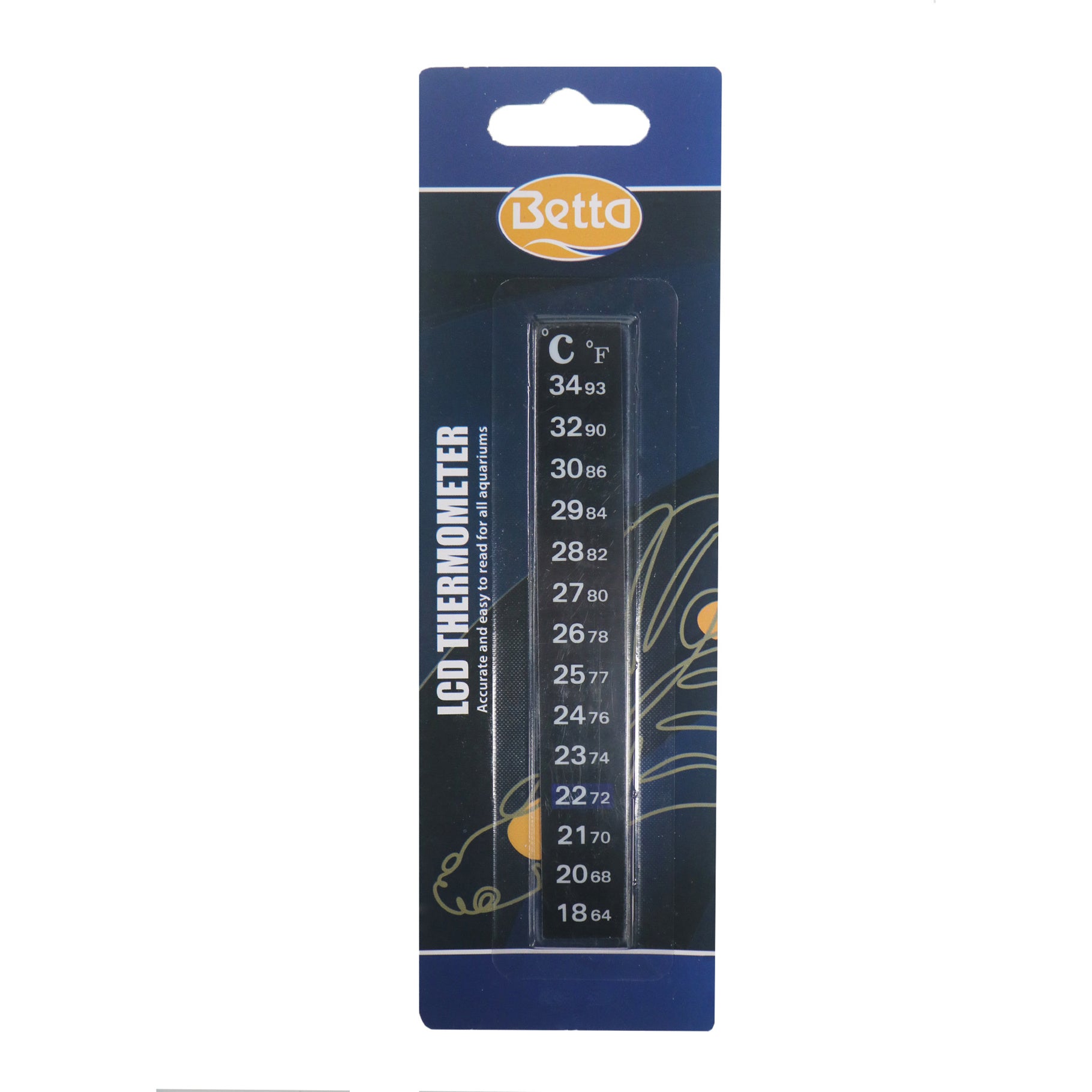 Betta Label LCD Thermometer - Aquarium Glass Thermometer – Pro Shrimp