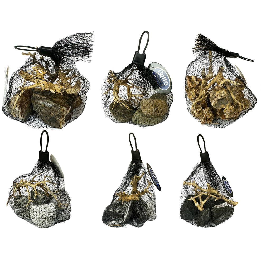 Betta Pebbles in Nets - Aquarium Decoration Pebbles Stones Rocks – Pro Shrimp